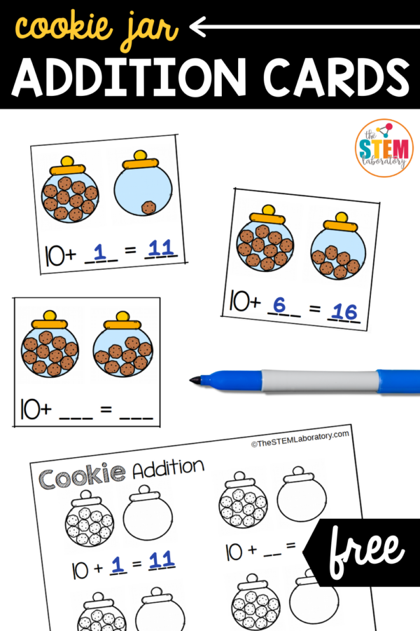 Cookie Jar Addition Cards - The Stem Laboratory