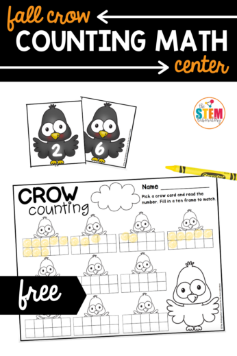 Fall Crow Counting Math Center - The Stem Laboratory