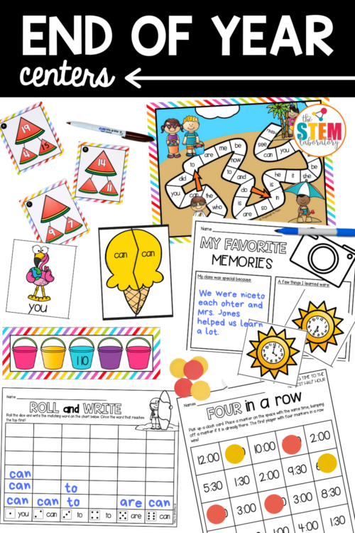End of Year Centers - The Stem Laboratory
