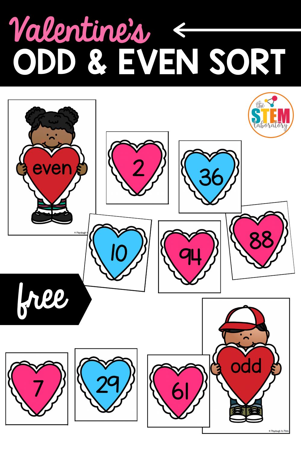 Valentine's Odd and Even Sort - The Stem Laboratory